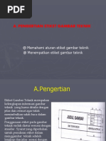 Ukuran dan Contoh Etiket Gambar A3 | PDF | Komputer
