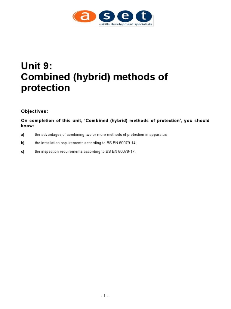 Hybrid Explosion Protection Methods | PDF | Electrical Engineering ...