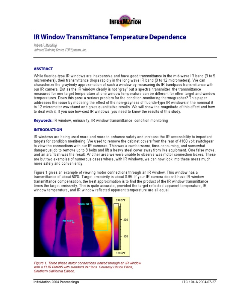 2004-028 - Madding-IR Window Transmittance | PDF | Infrared | Apparent ...