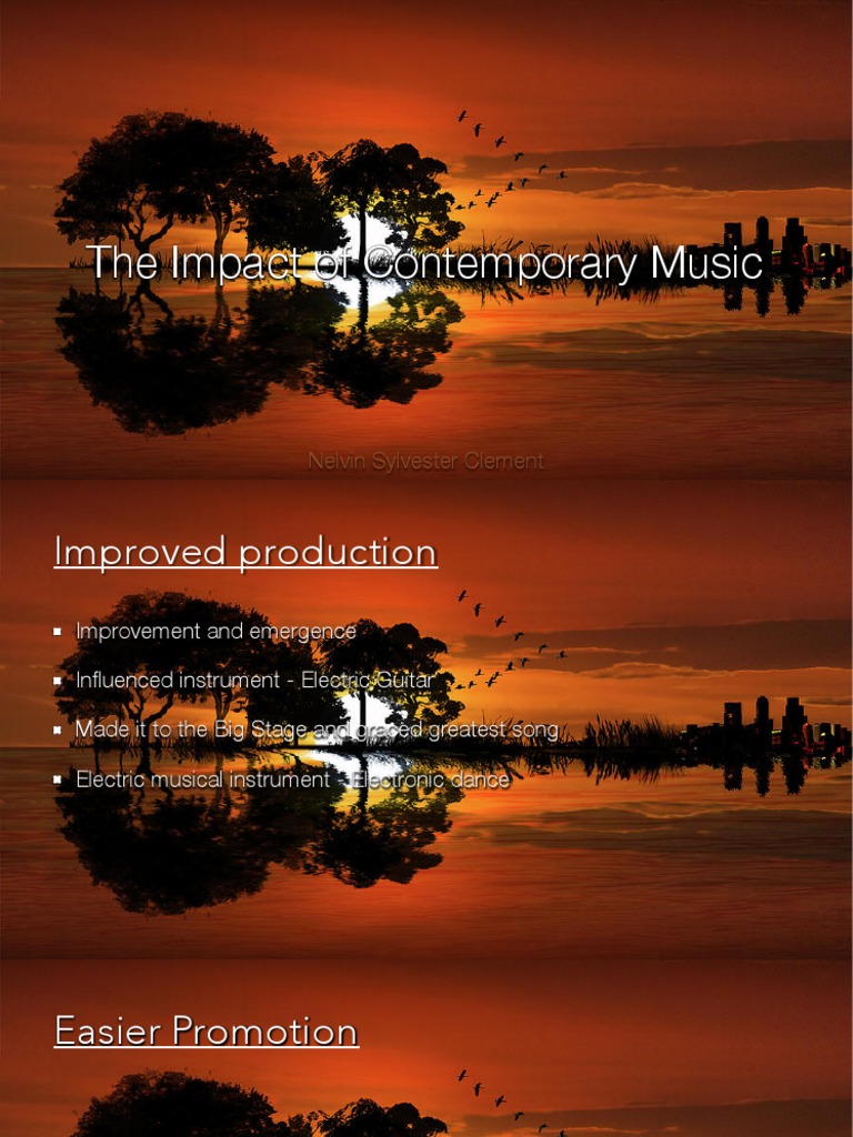 The Impact of Contemporary Music: Nelvin Sylvester Clement | PDF