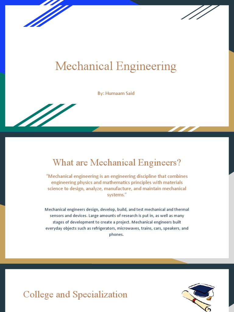 Career Research Project | PDF | Engineer | Mechanical Engineering