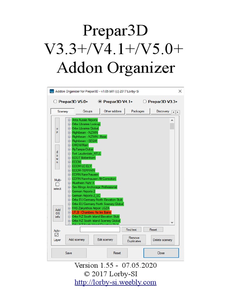 p3d Addonorganizer Documentation PDF | PDF | Computer File | Xml