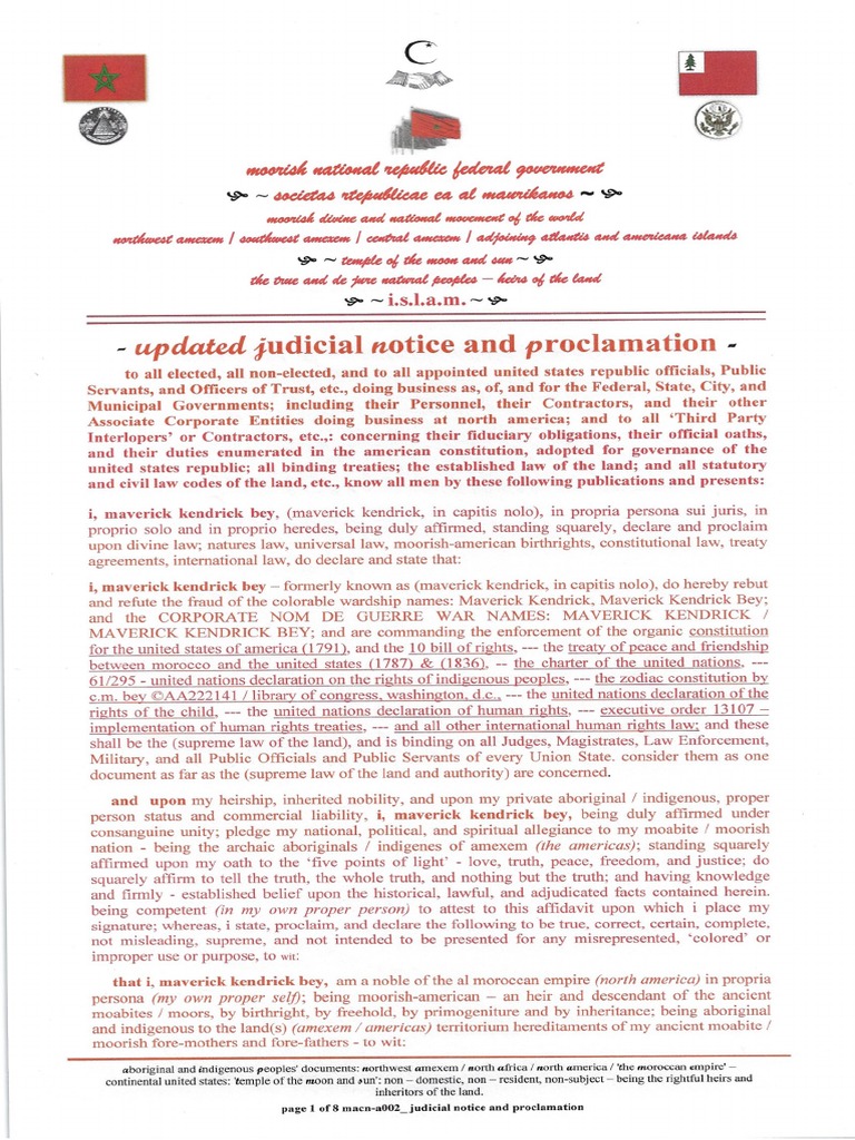 Judicial Notice and Proclamation | PDF