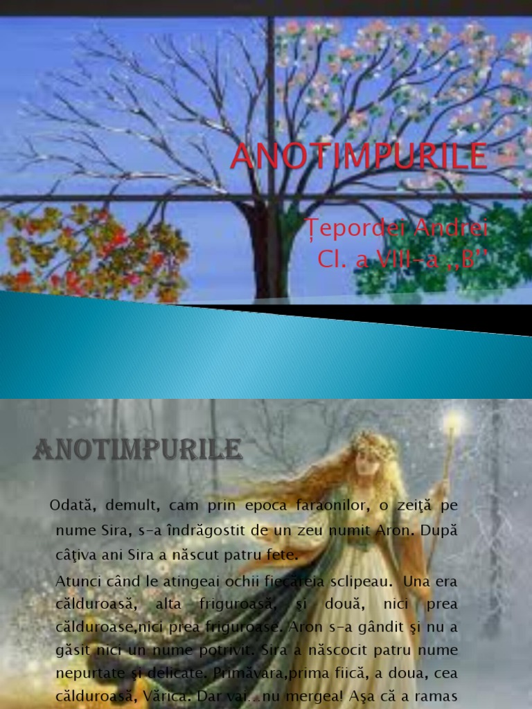Anotimpurile | PDF