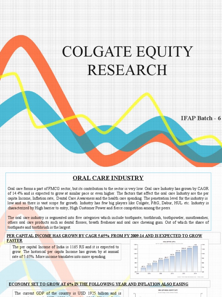 Final PPT - Colgate India | PDF | Dividend | Working Capital