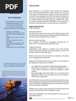 Ameroid RSR: Maintenance Chemicals | PDF | Rust | Corrosion