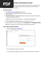 MOODLE-Guide-for-SINU-Students v2 | PDF | Login | Computing