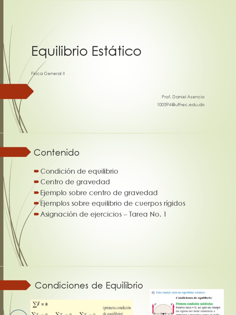 Equilibrio Estático | PDF