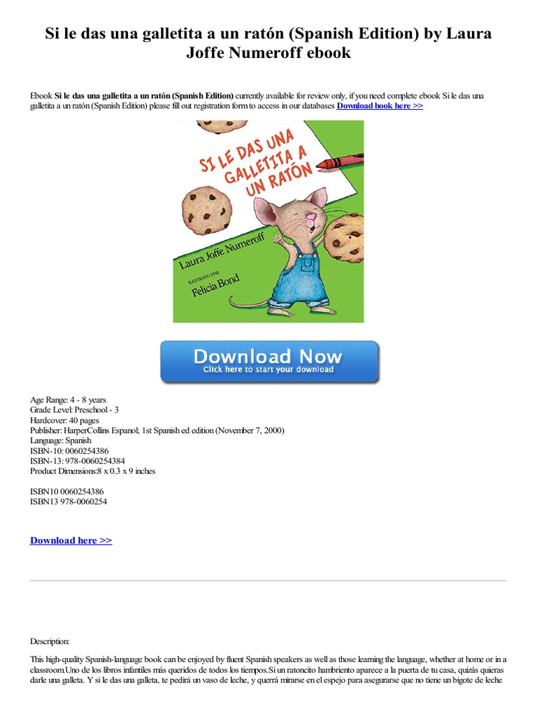 Si le das una galletita a un ratón | PDF | Books