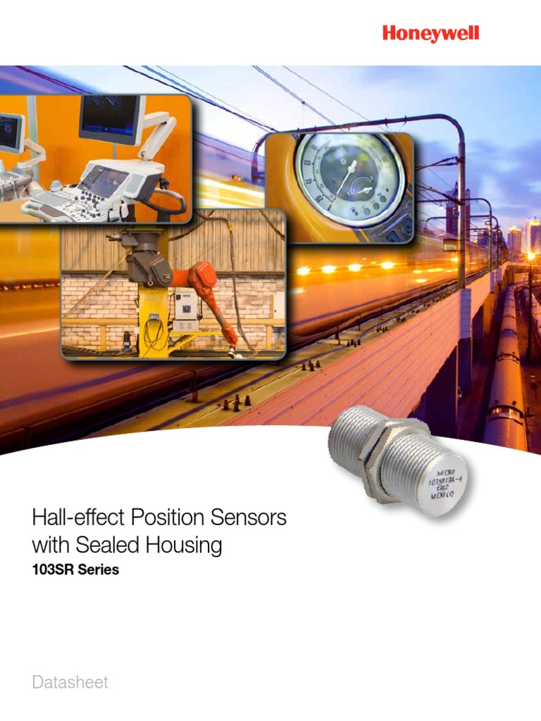 Honeywell Sensing 103sr Series Hall Effect Position Sensor Sealed Housing Product Sheet 005971 1 ...