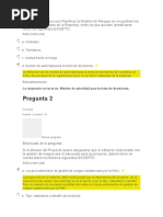 Evaluación 2 Unidad 1 Planificar La Gestion de Riesgo | PDF | Toma de ...