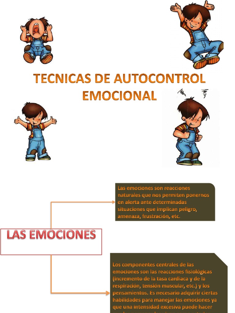 Tecnicas de Autocontrol Emocional 180417001159 | PDF | Ira | Las emociones