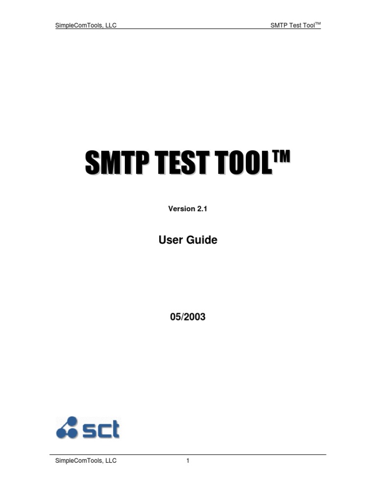 SMTP Test Tool | PDF | Network Protocols | Communications Protocols