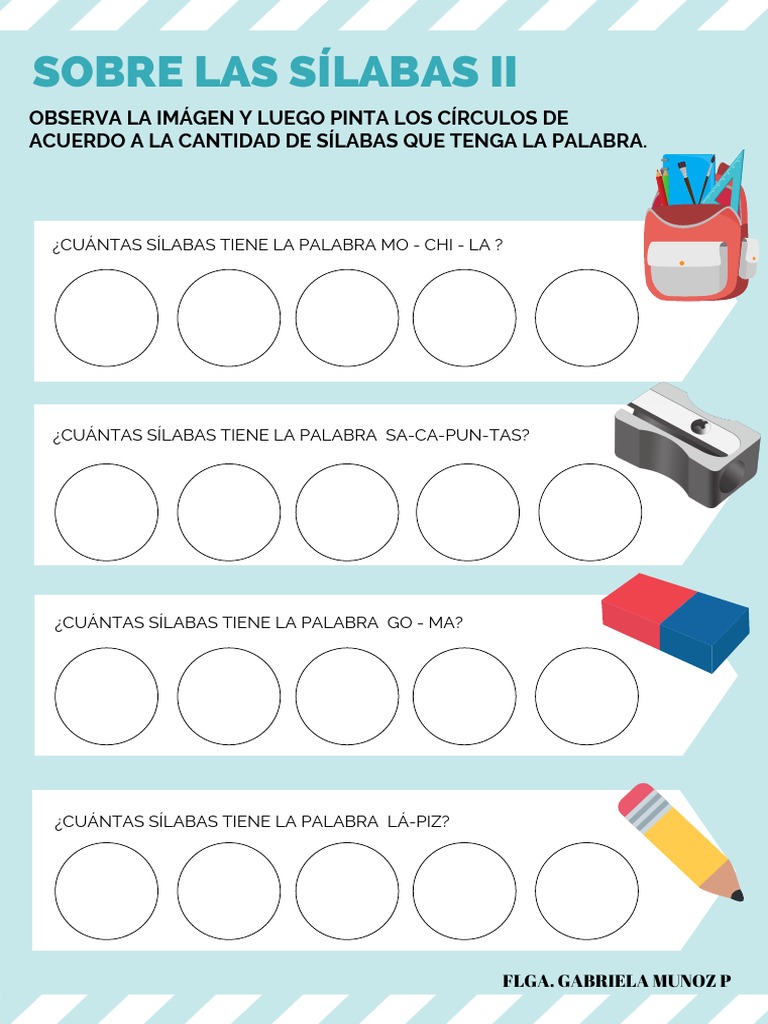 Separándo Sílabas II PDF | PDF