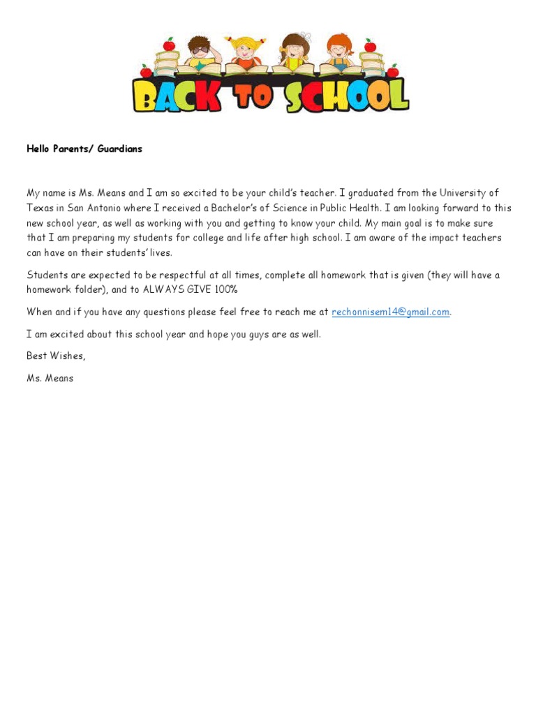 Parent Introduction | PDF