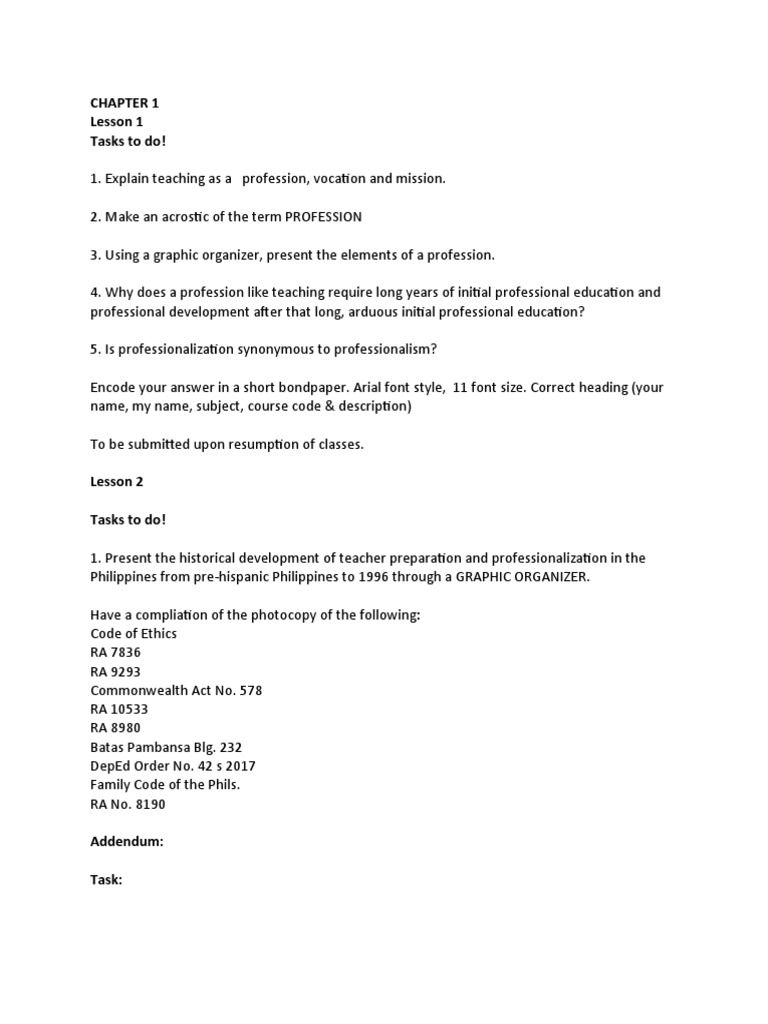 Task 1 and Task 2 | PDF