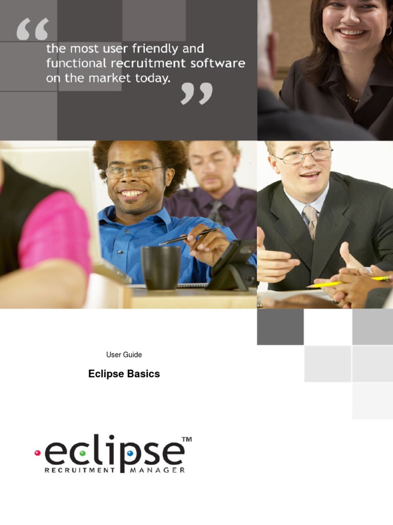 Eclipse Basics: User Guide | PDF | Menu (Computing) | Icon (Computing)