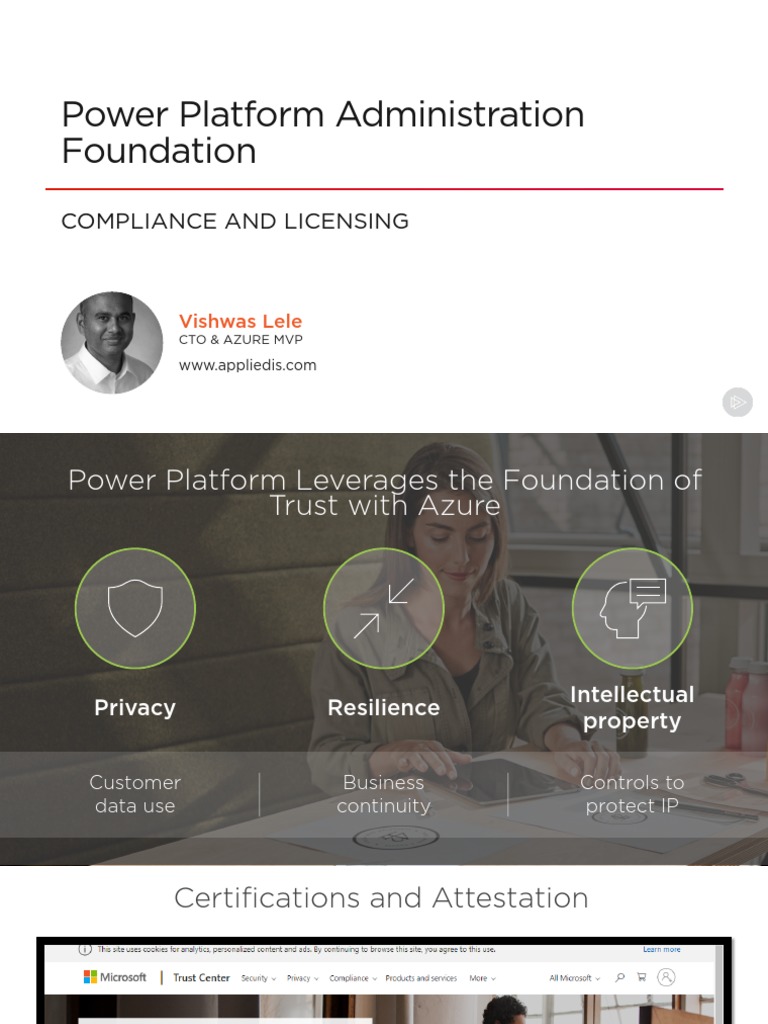 Power Platform Administration Foundation: Compliance and Licensing ...