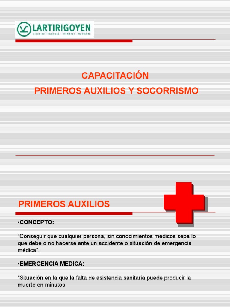 Primeros Auxilios y Socorrismo | PDF | Primeros auxilios | Reanimación ...