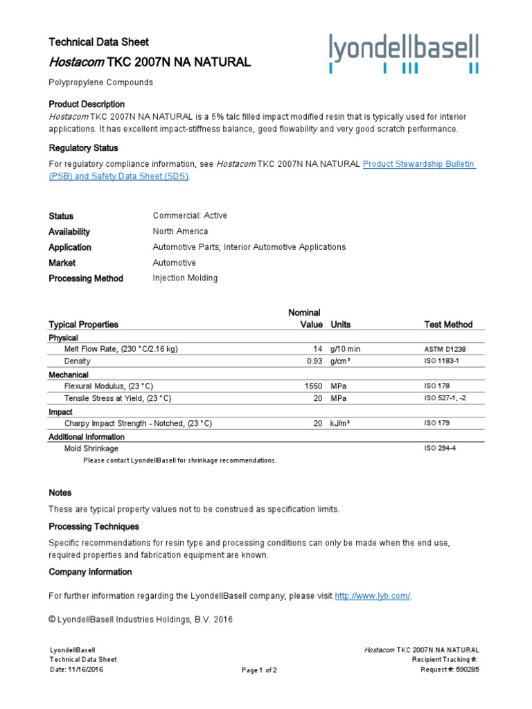 Technical Data Sheet | PDF | Medical Device | Food And Drug Administration