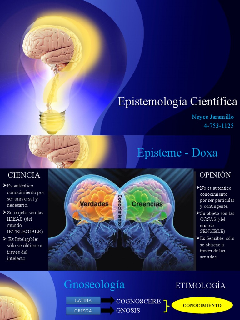 Epistemología Cientifica. | PDF | Certeza | Conocimiento
