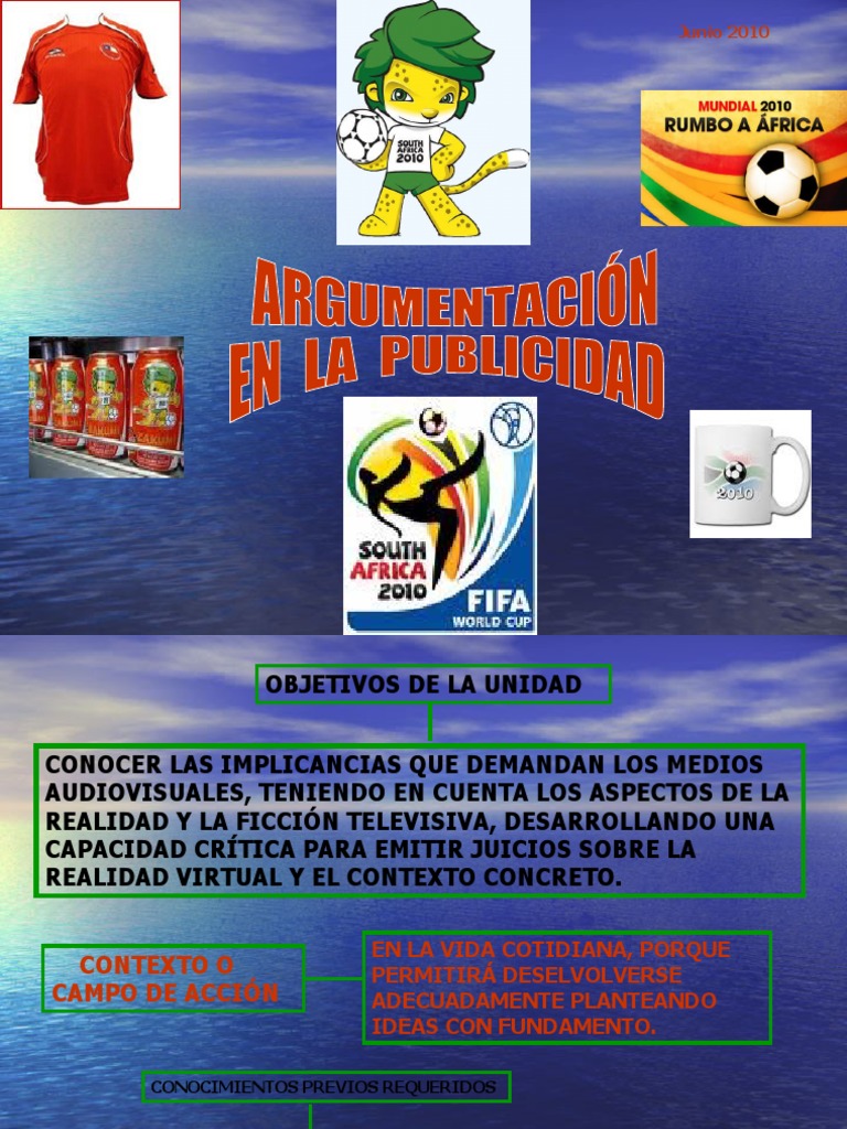 Argumentación en La Publicidad | PDF | Póster | Publicidad