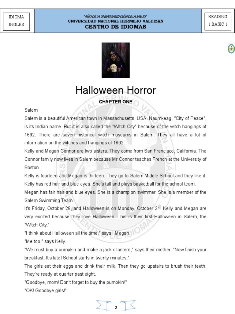 Halloween Horror - BASIC 2 | PDF | Halloween | Ghosts