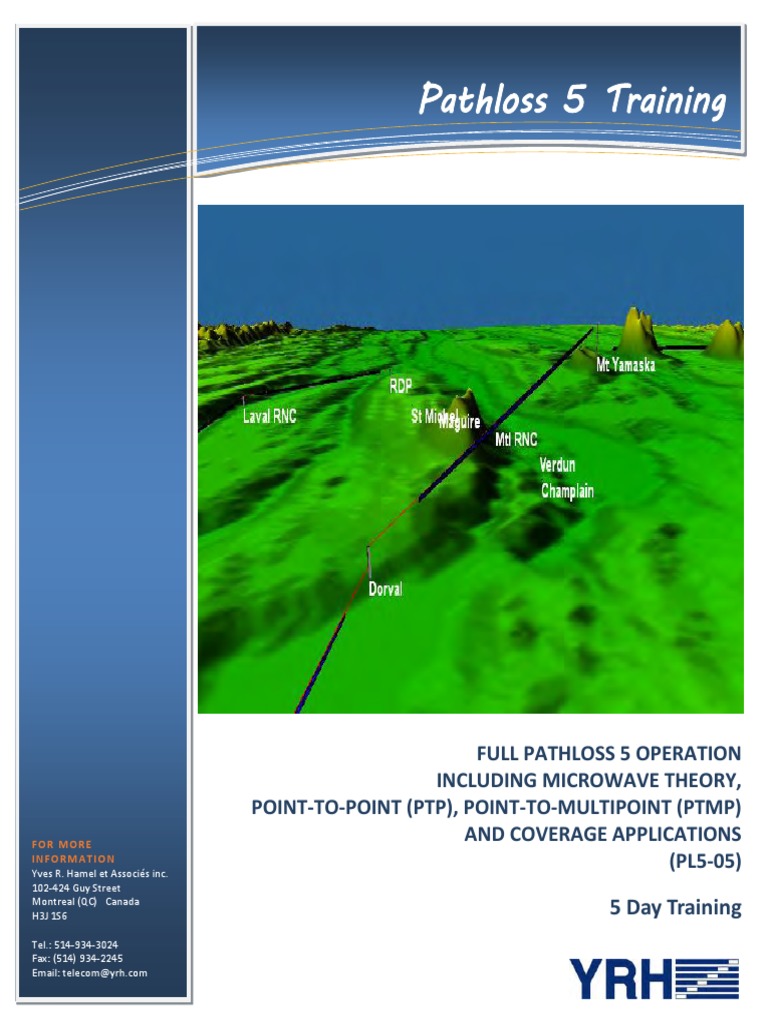 PL5 - Course Summary - Pathloss PTP PTMP & Coverage 5 Days (PL5-05 ...
