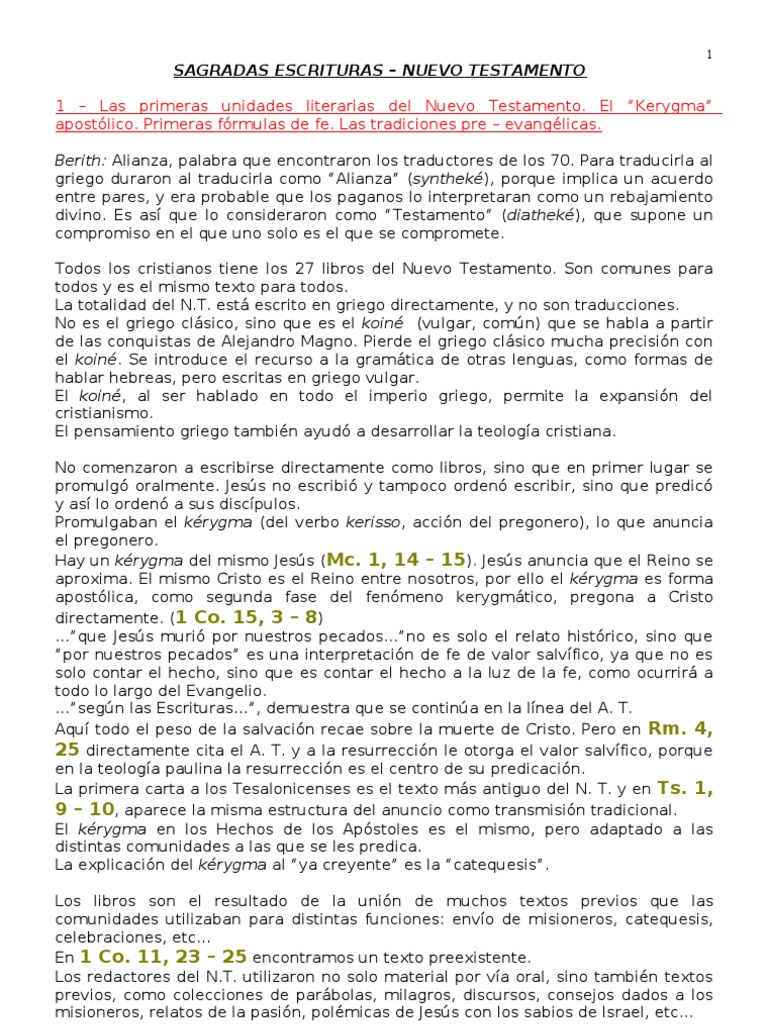Introducción NT Rivas - Hernan Fanuele | PDF | Evangelio De Lucas ...