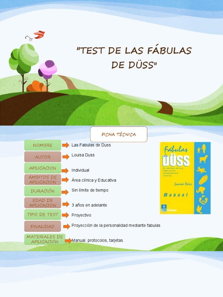 TEST DE LAS FÁBULAS DE DÜSS | PDF