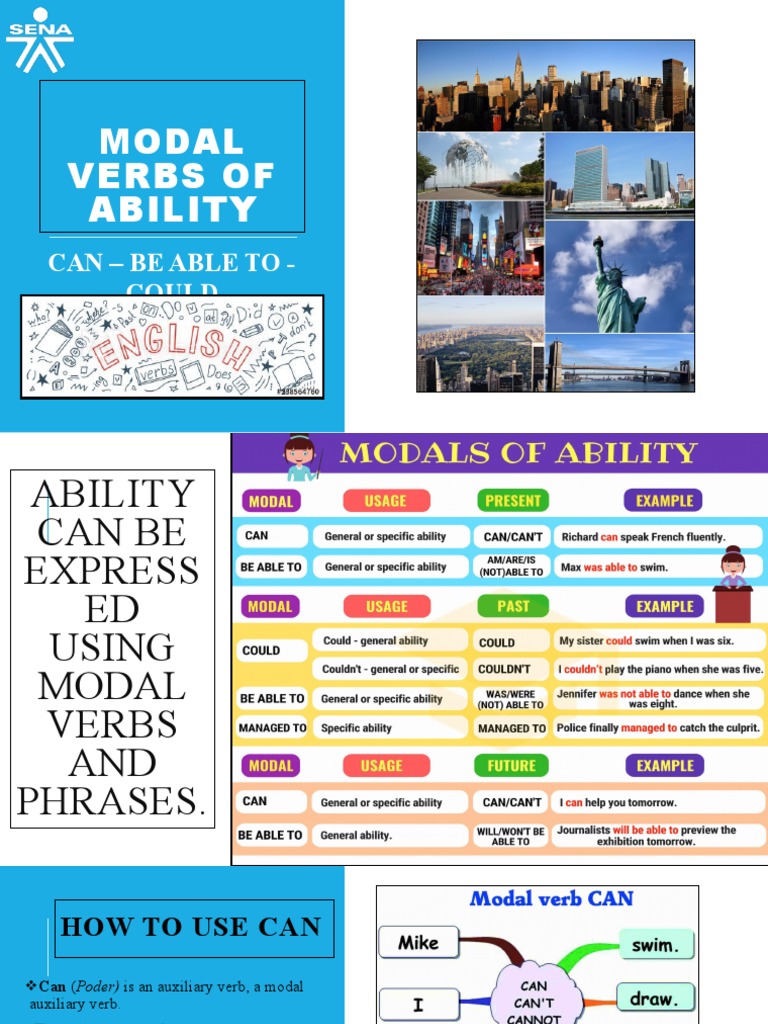 Modal Verbs of Ability | PDF | Verb | Grammar