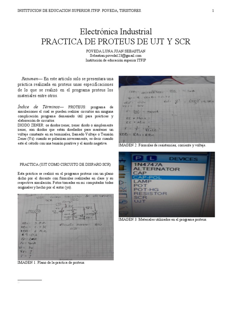 Practica de Proteus | PDF | Diodo | Equipo eléctrico