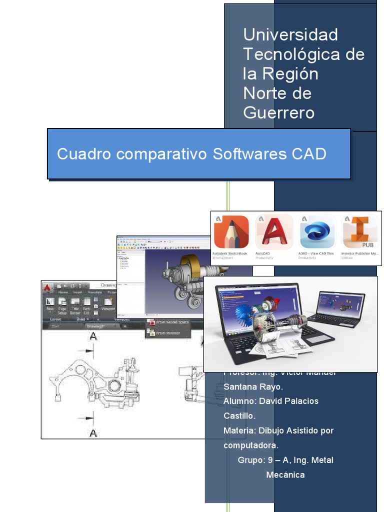 Cuadro Comparativo de Softwere CAD. | PDF | Diseño asistido por ...
