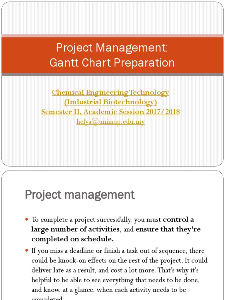 Engineering Design - Topic 4 - Gantt Chart PDF | PDF | Project ...
