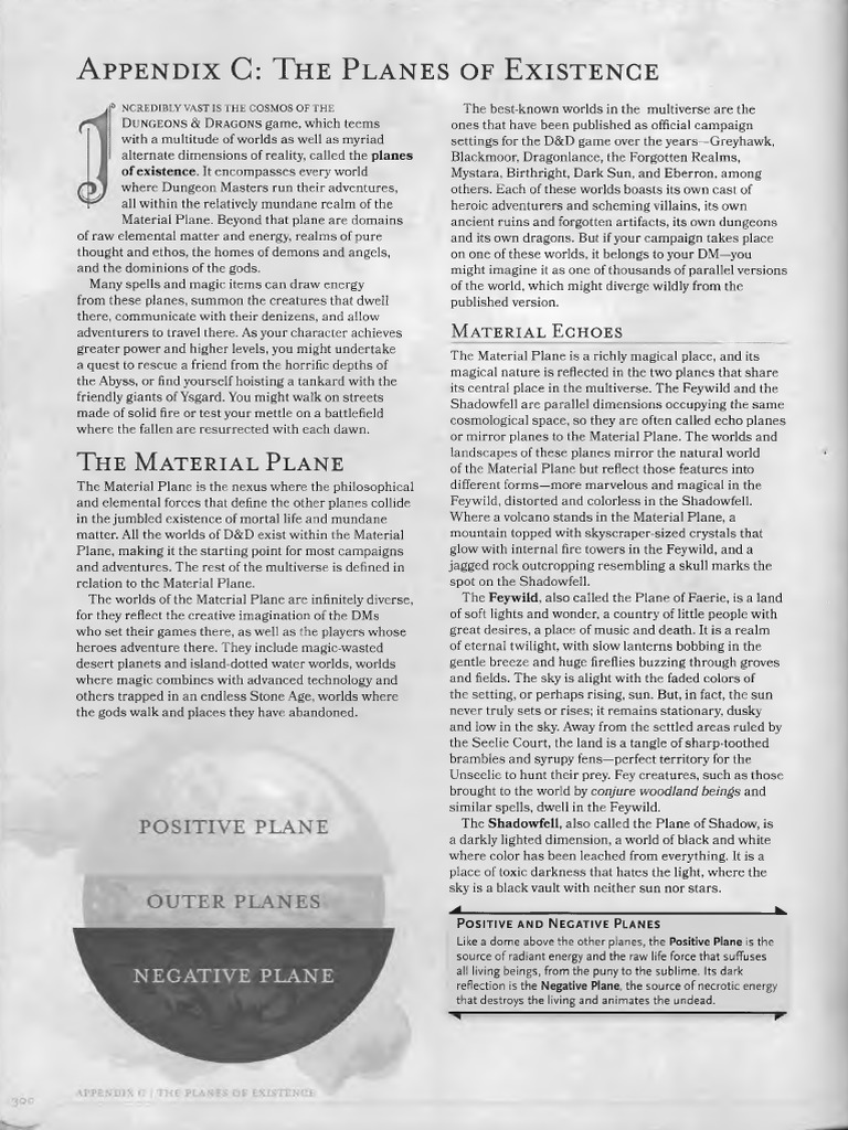 The Planes of Existence | PDF | Dungeons & Dragons | Gary Gygax Games