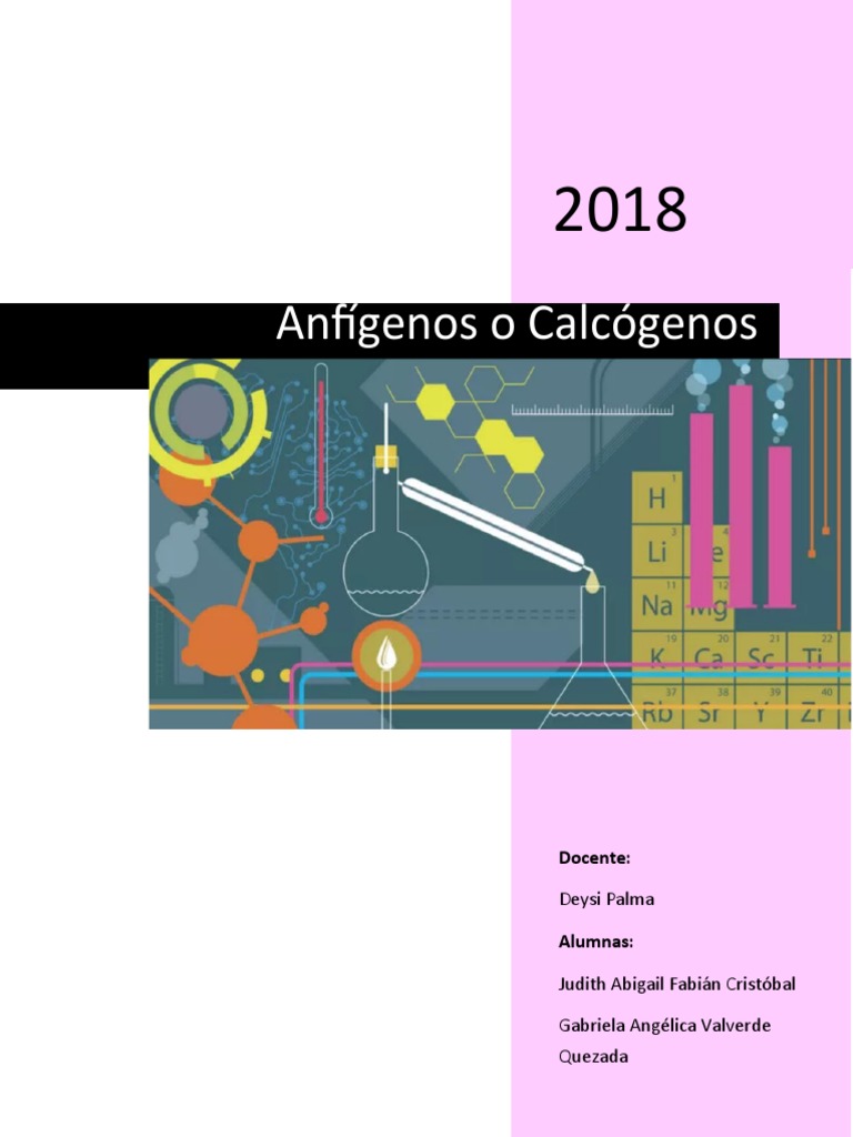 Anfigenos o Calcogenos | PDF | Elementos químicos | Selenio
