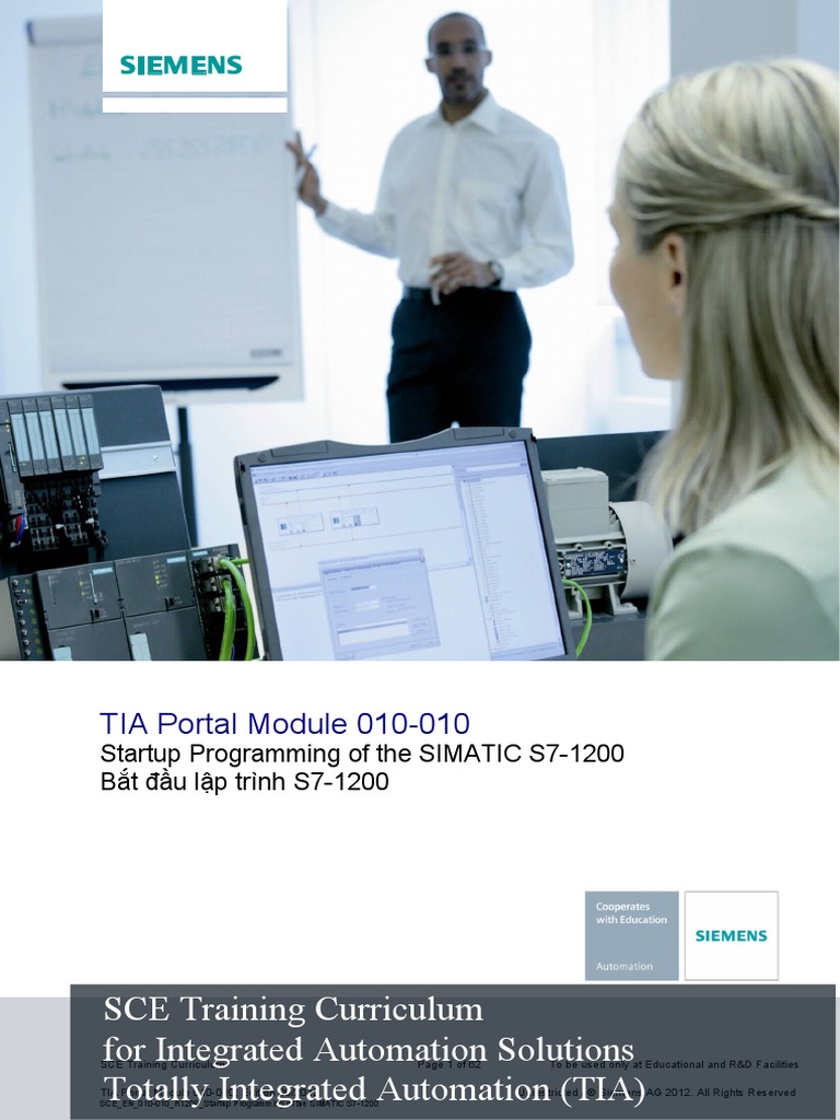 SCE Training Curriculum For Integrated Automation Solutions Totally Integrated Automation (TIA ...