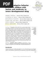 Vineland Adaptive Behavior Scale | PDF