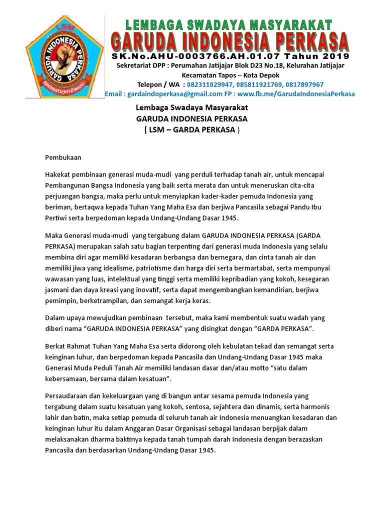 Konsep AD ART LSM GIP | PDF