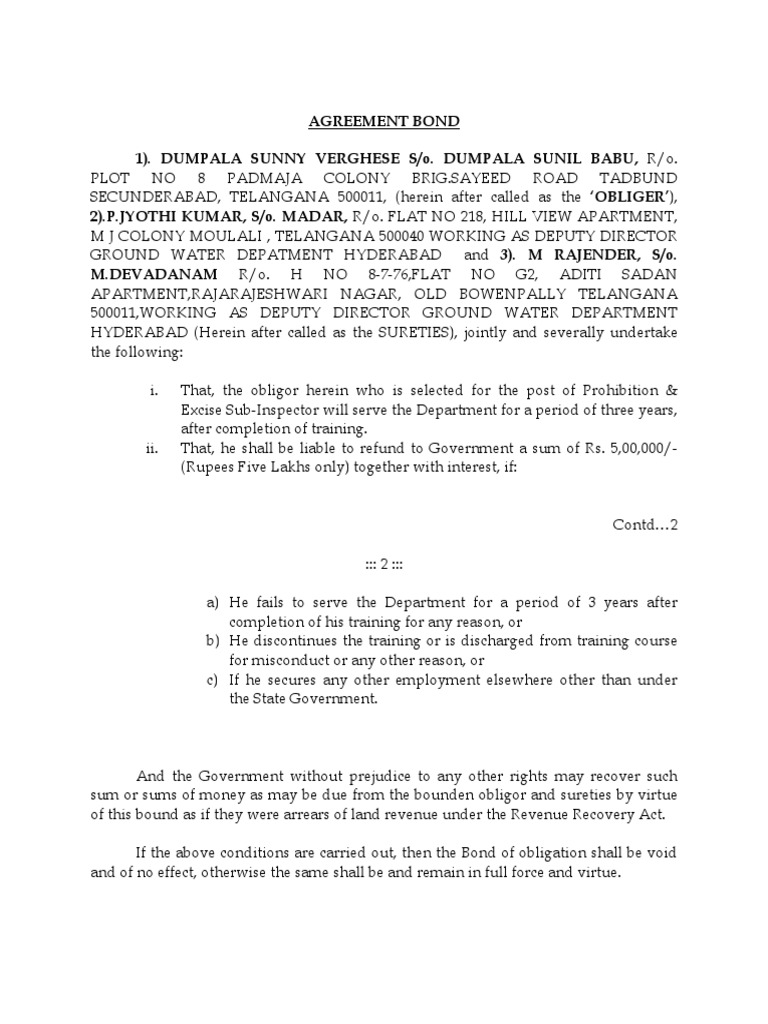 Bond Print and Joining Letter31 | PDF | Common Law | Justice