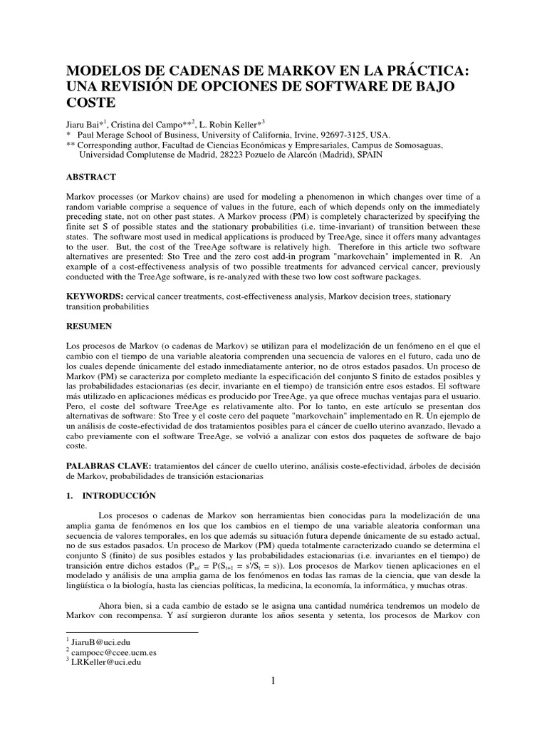 Todos-Markov Software | PDF | Usuario (informática) | Software