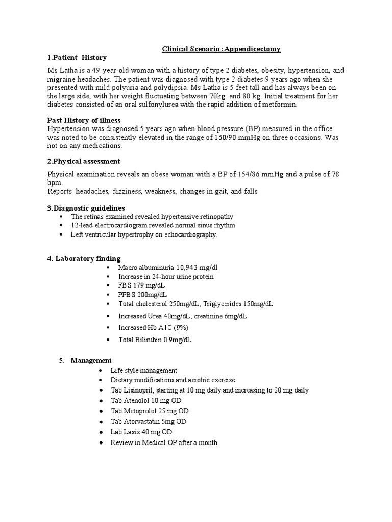 Hypertension Care Plan | PDF