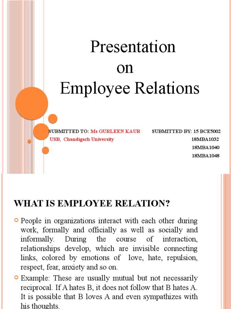 Understanding Employee Relations: A Comprehensive Review of Key ...