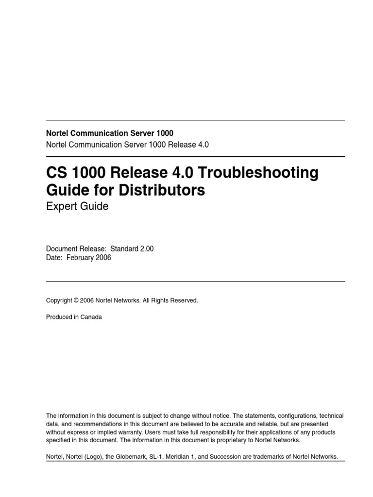 CS1K Release 4.0 Expert Guide Standard 2.00 | PDF