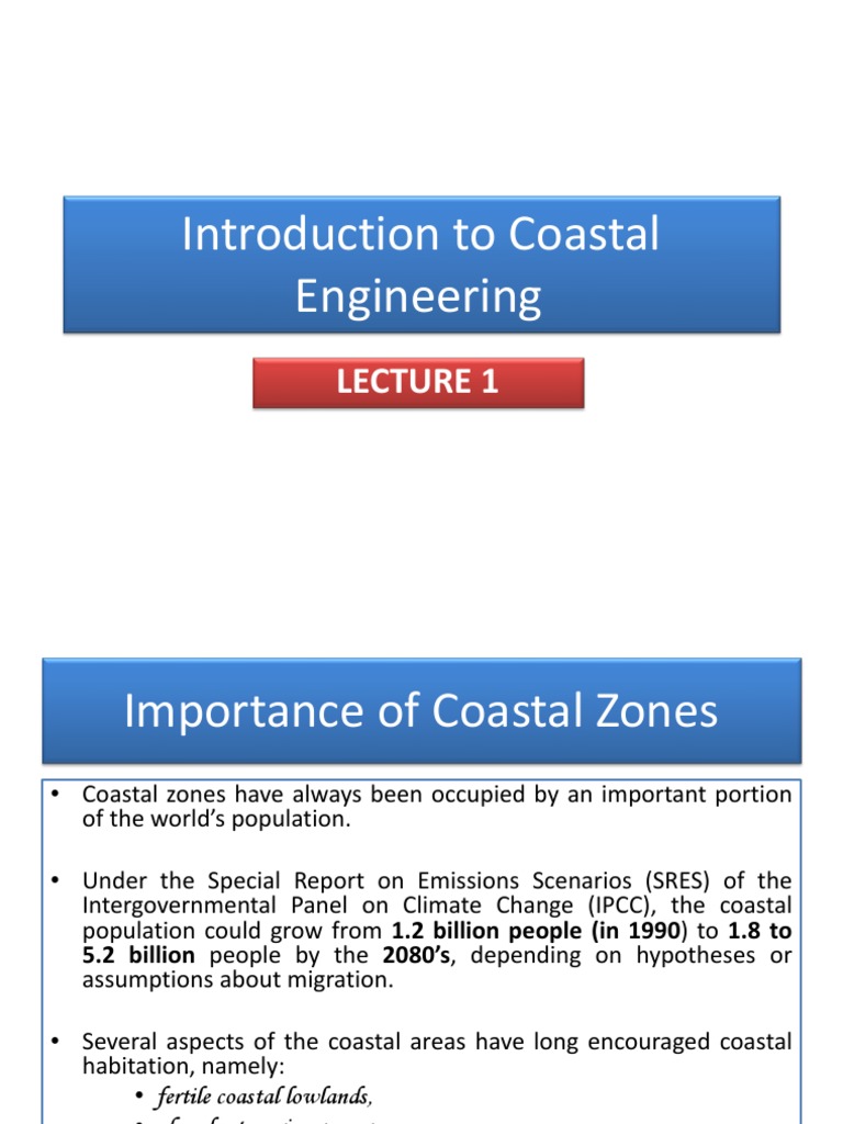 Introduction To Coastal Engineering | PDF | Beach | Coast