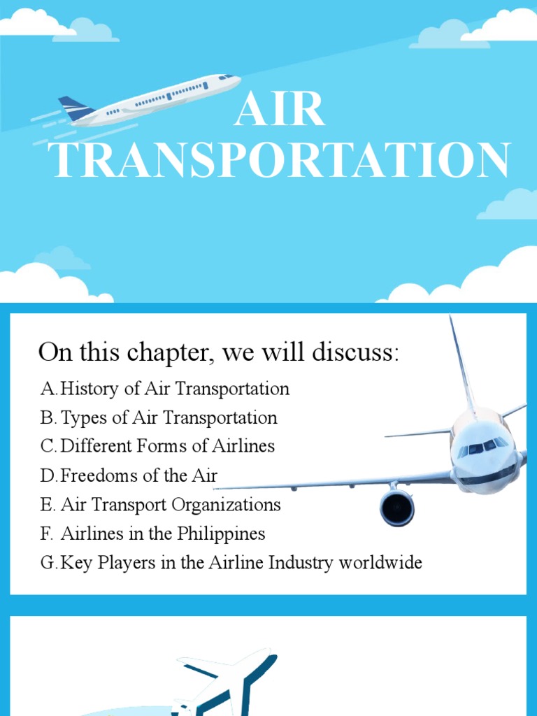Overview of Air Transportation History | PDF | Wright Brothers | Wright ...