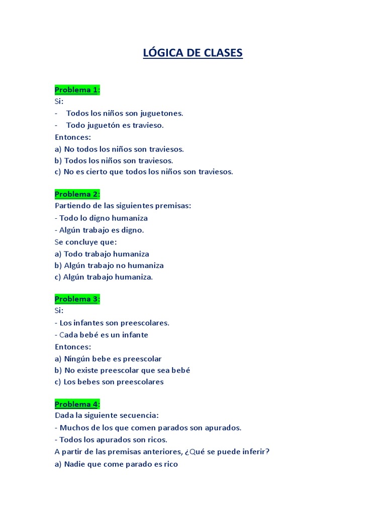 Logica de Clases 1 PDF | PDF | Racionalismo | Justificación
