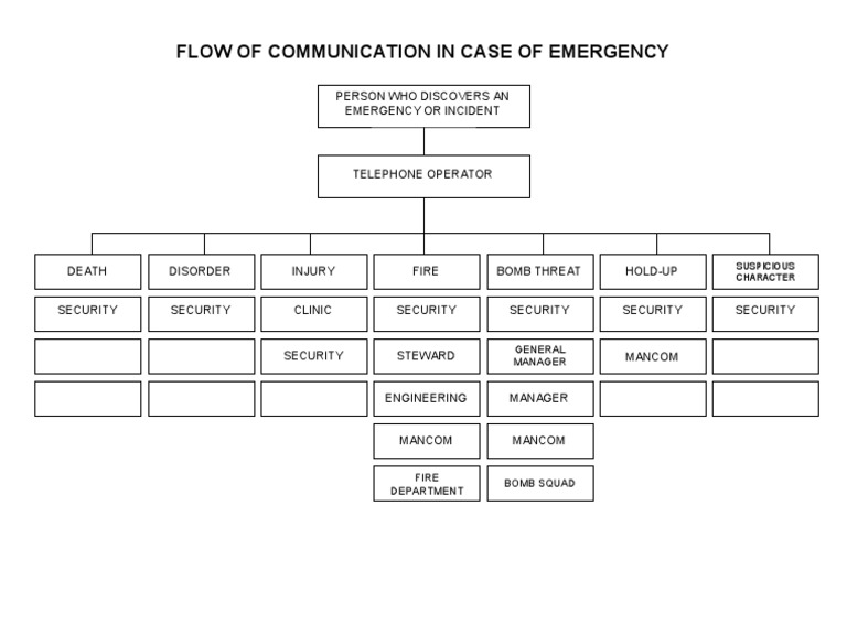 Emergency Procedures Flowchart | PDF