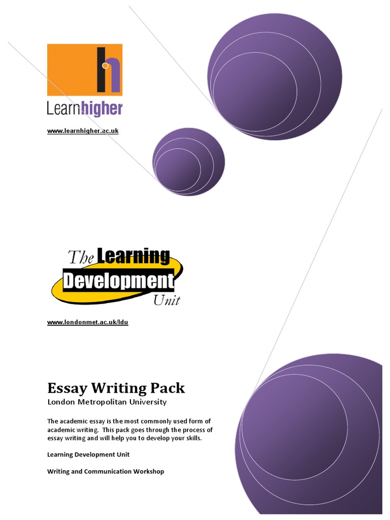 Essay Writing Pack | PDF | Essays | Argument