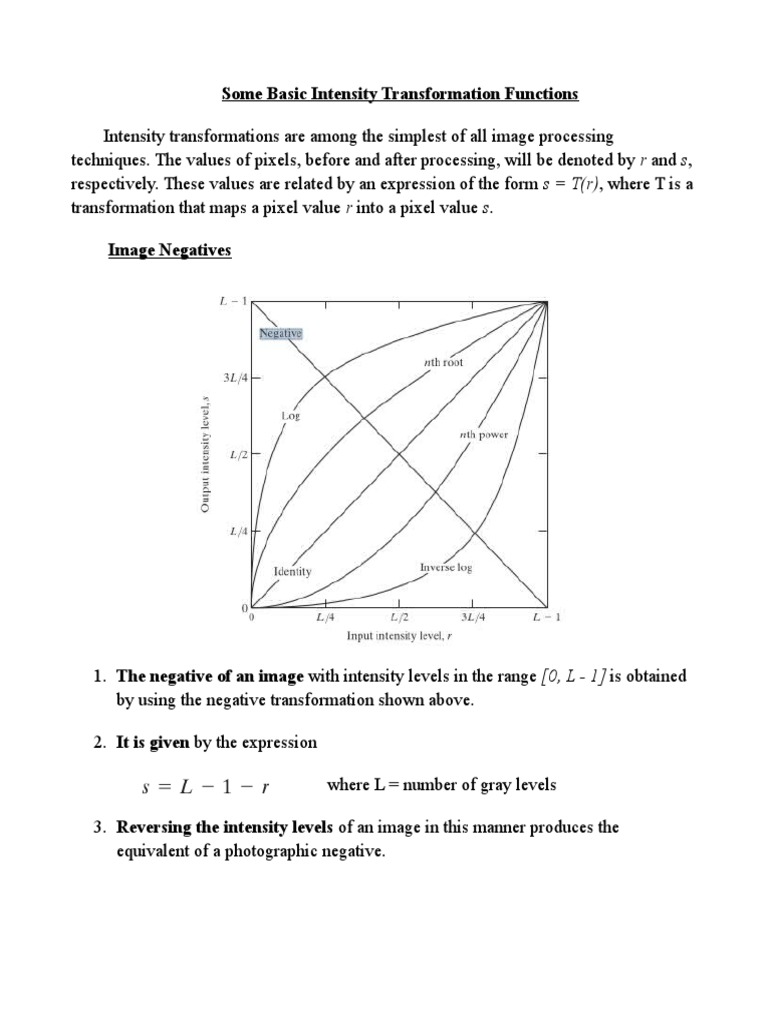 Gamma Correction and Log Transformations: Techniques for Enhancing Dark Regions and Compressing ...
